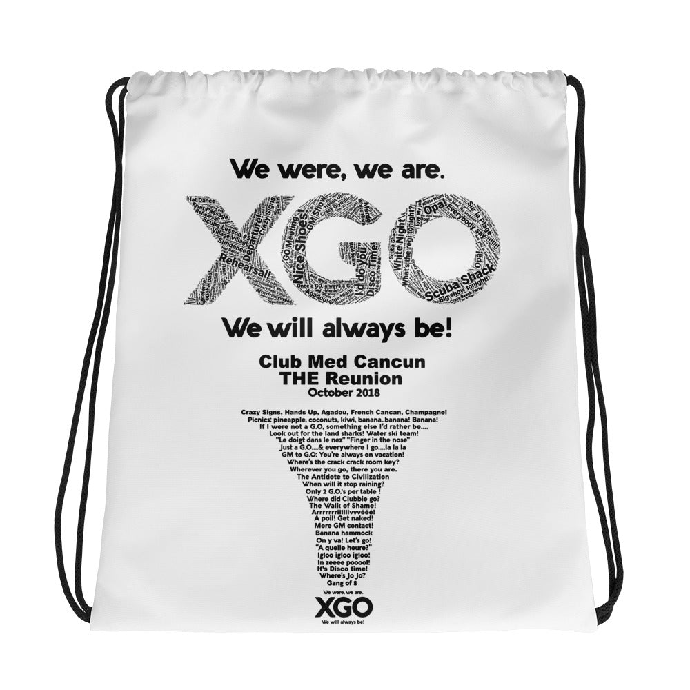 Club Med Cancun Reunion Drawstring bag For the Beach or Storage for al ...